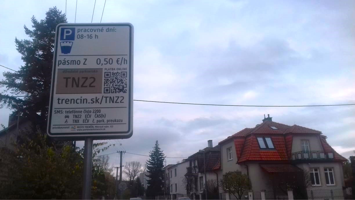 Označenie parkovacích miest v nových pásmach - Parkovanie Trenčín Označenie parkovacích miest v nových pásmach - Parkovanie Trenčín